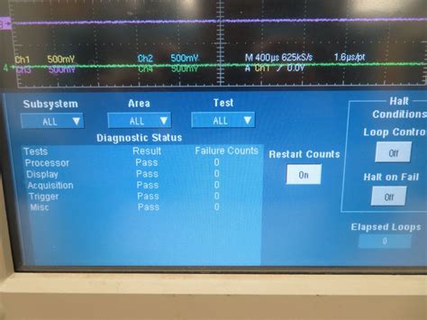 Tektronix Tds5054 500mhz 5gs S Oscilloscope 3m Sm Usb Eth Pwr Jit Can Lin Ph48 Bullseye