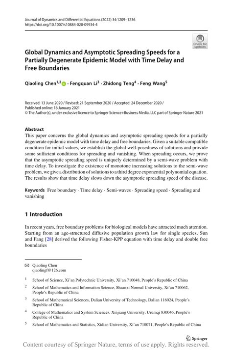 Global Dynamics And Asymptotic Spreading Speeds For A Partially