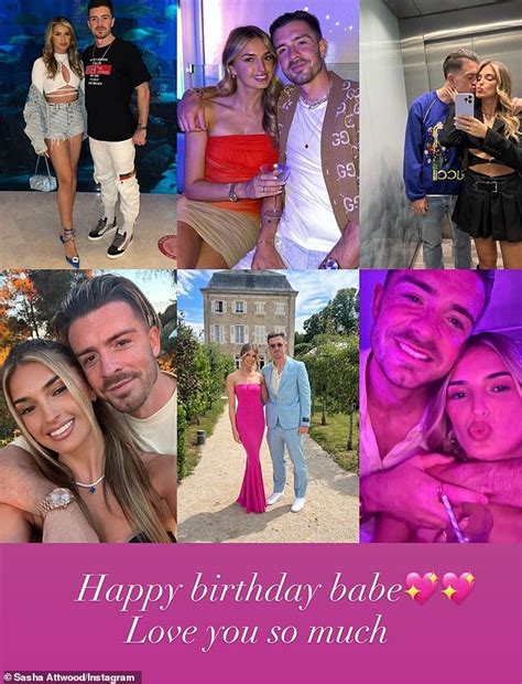 Jack Grealishs Girlfriend Sasha Attwood Shares Loved Up Snaps As She