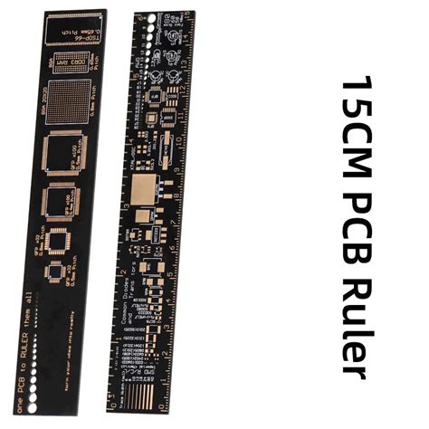 Pcb Ruler 15cm For Electronic Engineers For Geeks Makers Fans Pcb Reference Ruler Pcb Packaging
