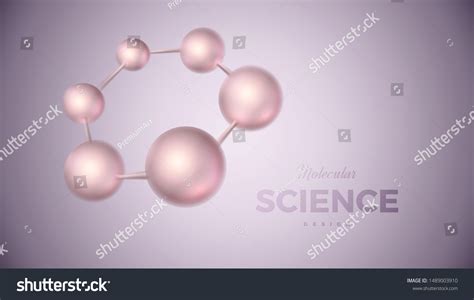 3d Molecules Vector Design Science Abstract Stock Vector Royalty Free 1489003910 Shutterstock