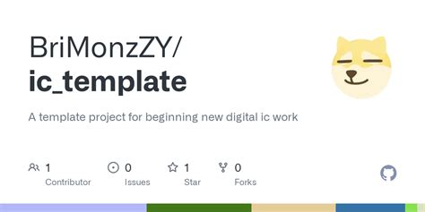 GitHub BriMonzZY Ic Template A Template Project For Beginning New Digital Ic Work