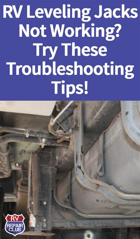 Rv Leveling Jacks Not Working Troubleshooting Tips Artofit