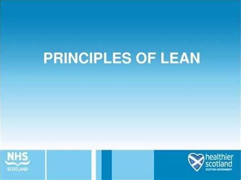 Ppt Principles Of Lean Powerpoint Presentation Free Download Id504119