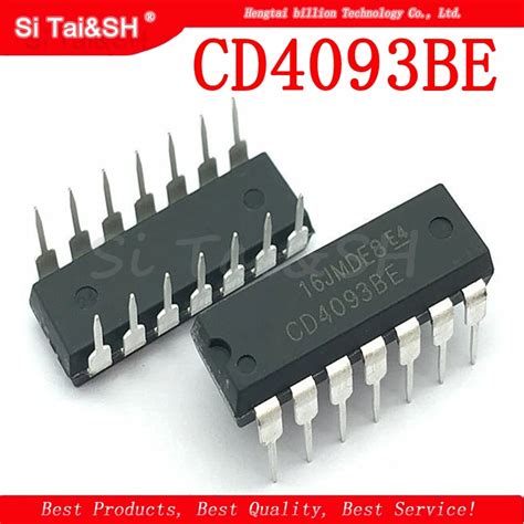 10pcs CD4093 CD4093BE HCF4093BE DIP CD4093BD With Non Flip Flop Logic Gate And Inverter New