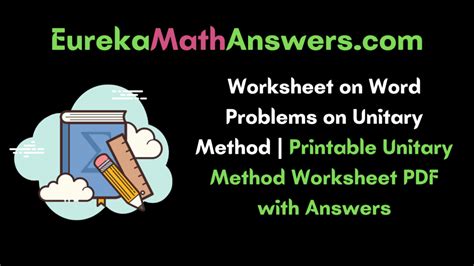 Worksheet On Word Problems On Unitary Method Printable Unitary Method