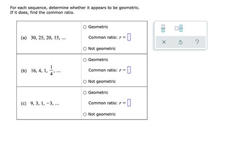 Solved For Each Sequence Determine Whether It Appears To Be