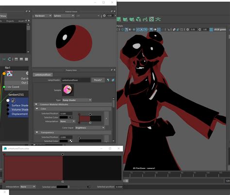 Textures Appear As Black When Using A Ramp Shader Maya