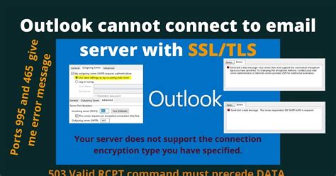 Outlook Tls Error None Of The Authentication Methods Supported By This Client Are Supported By