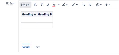 groovy jira server 8 5 8 wiki style renderer custom field set default table using