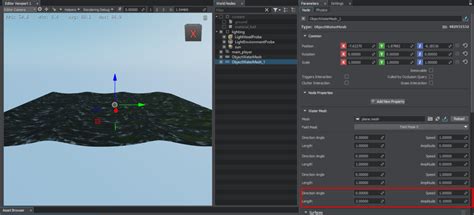 Water Mesh Question Content Creation UNIGINE Developers Community