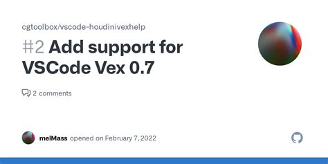 Add Support For VSCode Vex Issue Cgtoolbox Vscode Houdinivexhelp GitHub