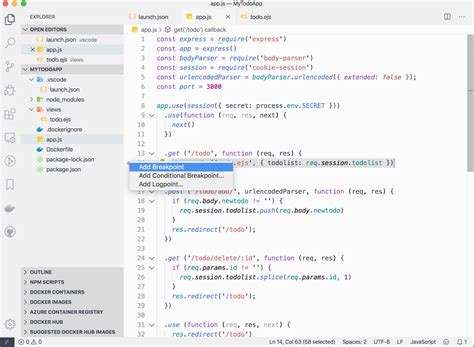 Debug A Nodejs Application Running In A Docker Container Gcore
