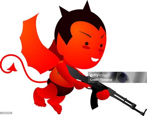 Devil Flying High Res Vector Graphic Getty Images