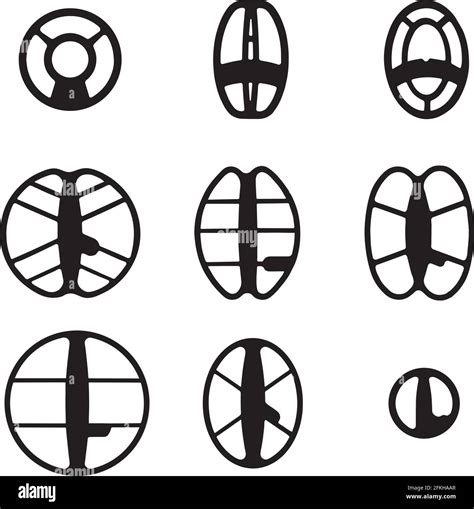 Metal Detector Coil Stock Vector Images Alamy