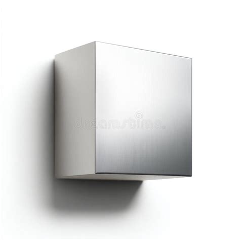 Metallic Cube Render Stock Illustration Illustration Of Generated 376080423