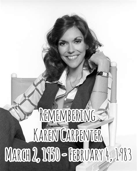 42 Years Ago The Beautiful Karen Carpenter Sadly Passed Away From A