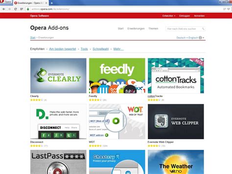 opera add ons direkt online nutzen chip
