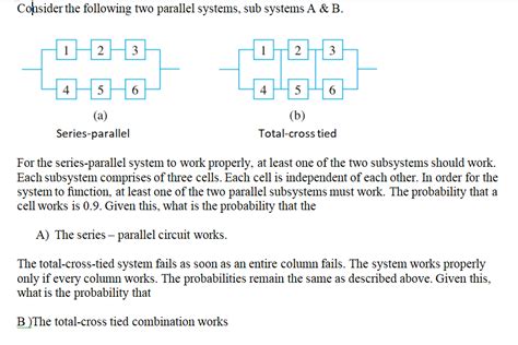 answered consider the following two parallel… bartleby