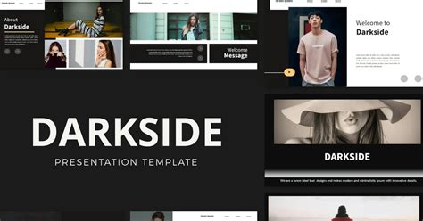 Шаблон презентации Darkside Шаблоны презентаций Включая силовая установка и аналитика Envato