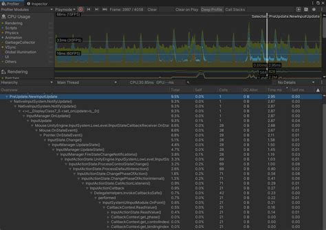 High Cpu Usage When Moving Mousereading Mouse Delta Unity Engine Unity Discussions
