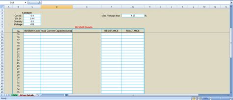 Bus Bar Size And Voltage Drop Calculation Tool Eloquens