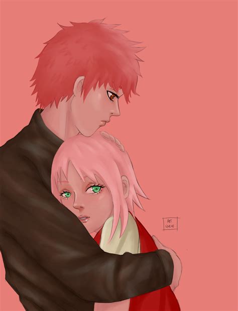 Sasori X Sakura By Artqueueph On Deviantart