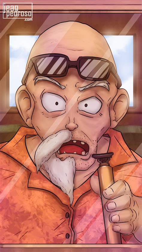 Master Roshi Without Beard By Jean Pedroso On Deviantart