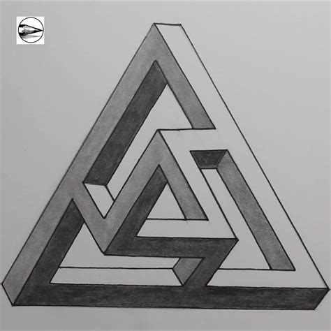 Draw The Double Impossible Triangle Tutorial