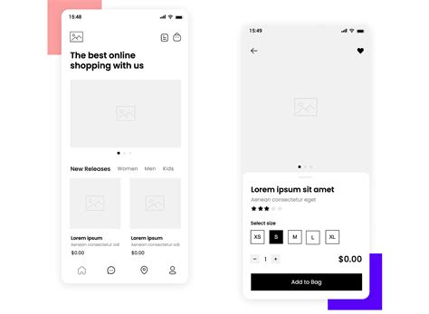 60 Wireframes For Web And Mobile App Design Inspiration Justinmind