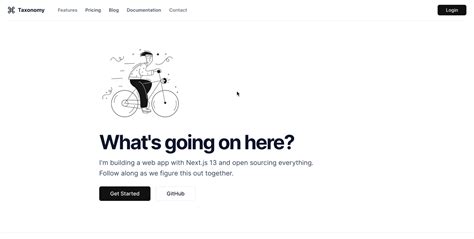 taxonomy next js boilerplate and template next js templates