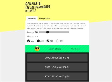 A Secure Passwordpassphrase Generator With React