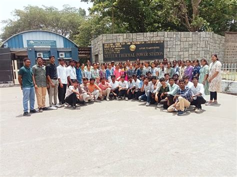 Vijayavidyaavarsini K On Linkedin Industrialvisit Powergeneration Metturthermalpowerstation