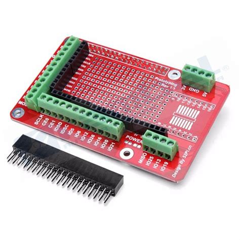 shield board prototipo expansion raspberry pi 2 3 modelo b y b