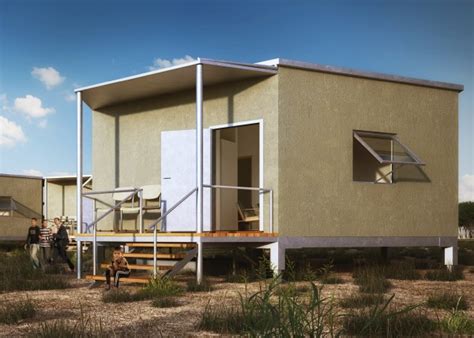 Architects For Society Creates Low Cost Hexagon Refugee Houses