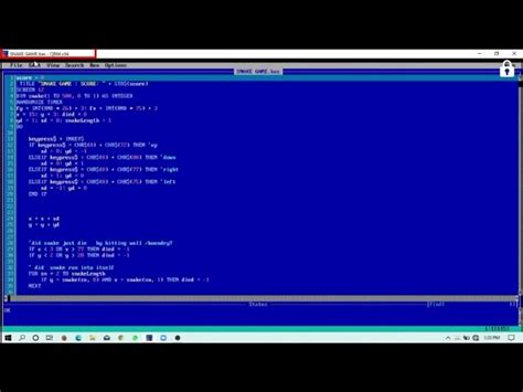 Qbasic Games Code Qbasic Game Code 04 2022 Emile Fay