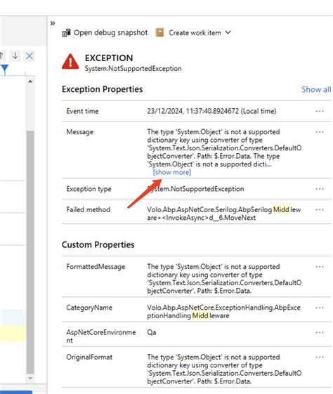 Error While Replacing Serilog For Azure Application Insights Telemetry