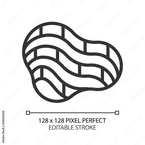 Quarry Pixel Perfect Linear Icon Open Pit Mine Type Of Mining From Earth Surface Source Of