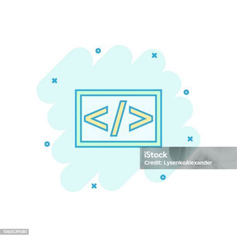 Vector Cartoon Open Source Icon In Comic Style Api Programming Concept Illustration Pictogram