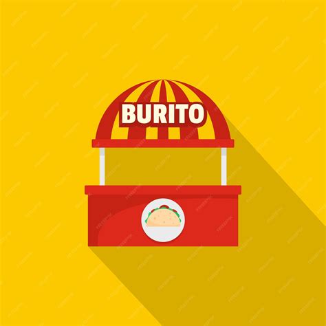 Premium Vector Burito Selling Icon Flat Illustration Of Burito Selling Vector Icon For Web