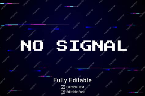 Premium Vector Futuristic Glitch Text Effect For Video Game Text For