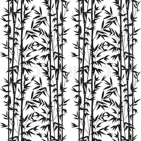 Bamboo Seamless Pattern Isolated On Stock Vector Colourbox