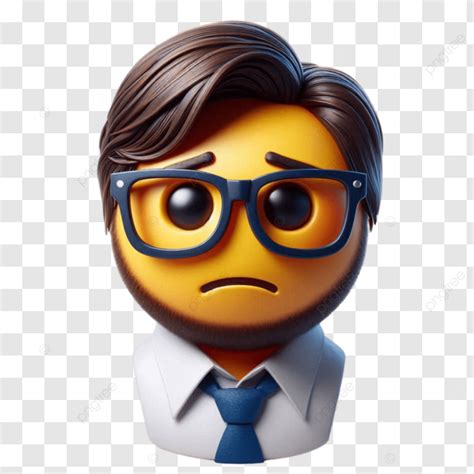Nerd Face Emoji Realistic Nerd Face Emoji Realistic Emoji PNG Transparent Image And Clipart
