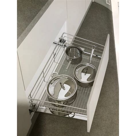 Eurogold Pot And Pan Rack With 304 Stainless Steel Built In Round Slats