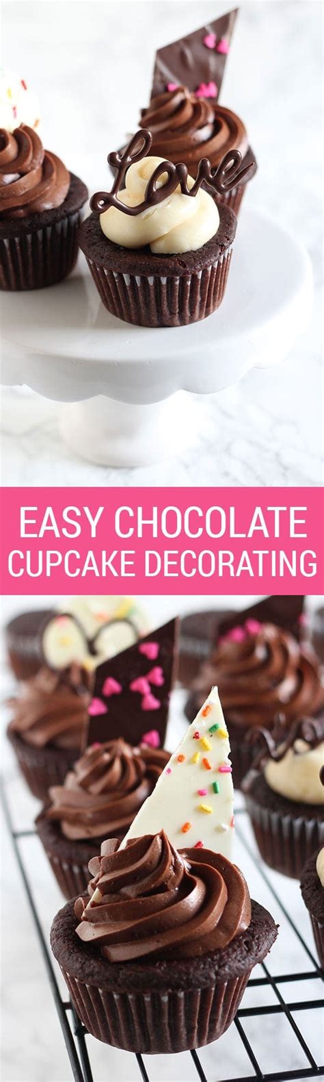 Easy Chocolate Cupcake Decorating Handle The Heat