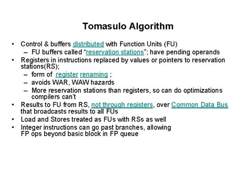 Instruction Level Parallelism And Dynamic Execution Recall From