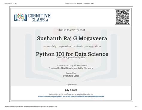 Sushanth Raj On Linkedin I Successfully Completed The Python 101