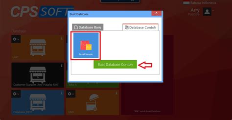Membuat Database Retail Sample Ultima Tekno Solusindo