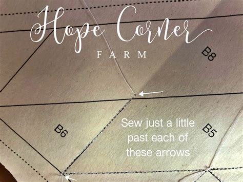 Paper Piecing Tutorial Hope Corner Farm