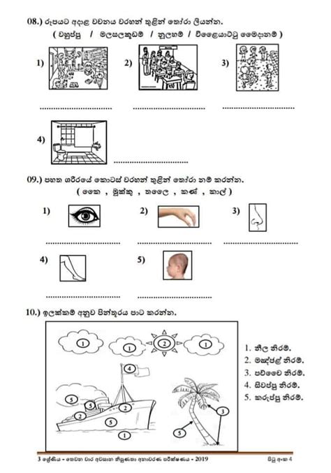 පුංචි ඉස්කෝලේ 3 ශ්‍රේණිය දෙමළ ප්‍රශ්න පත්‍රය තුන්වන වාර Facebook